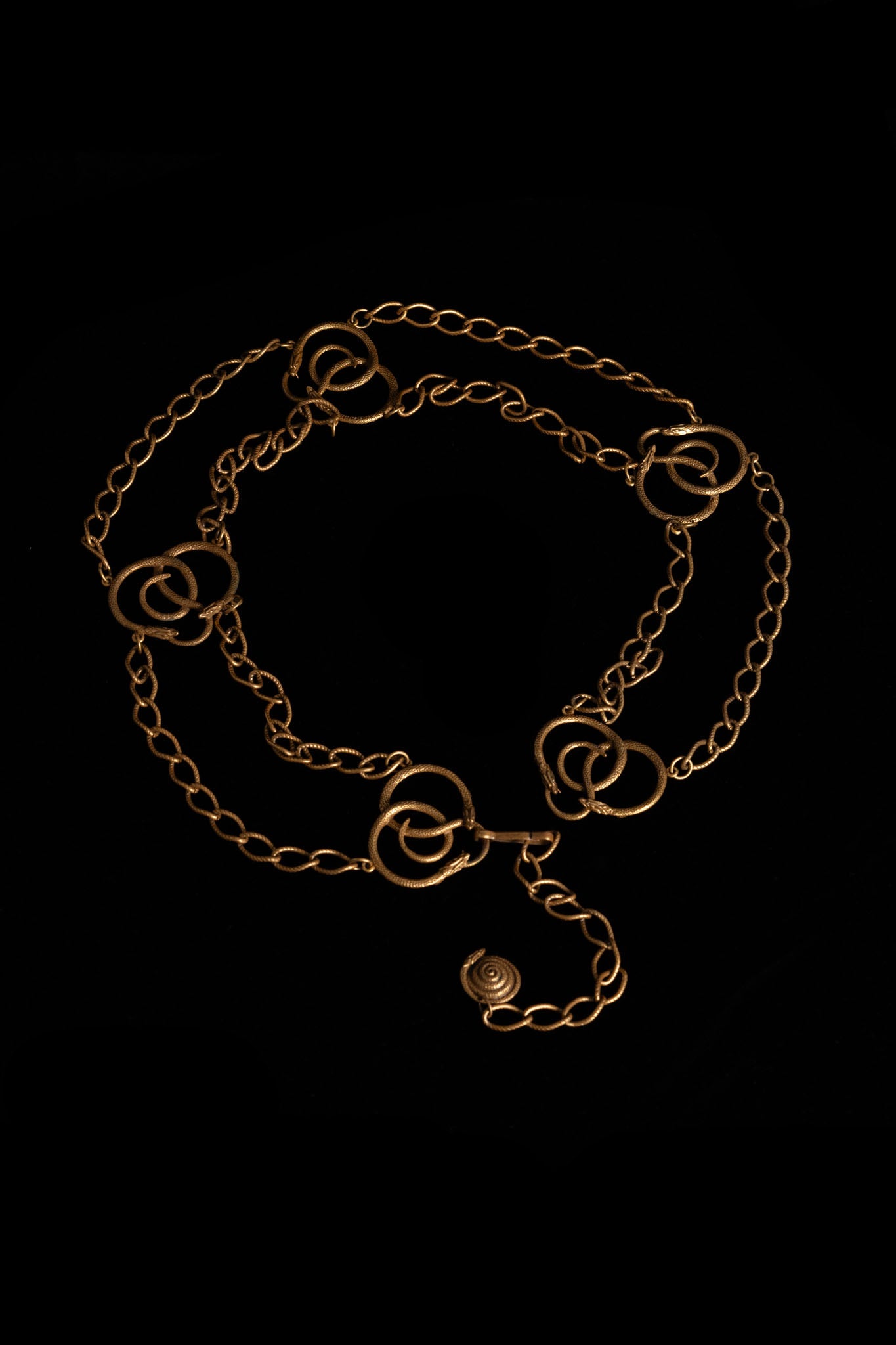 1970s Brass Snake Chain Belt – Demetra Vintage